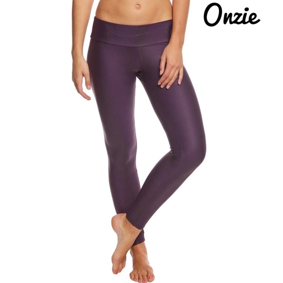 Onzie | Pants & Jumpsuits | Nwts Onzie Hot Yoga Leggings 29 In Dhalia ...
